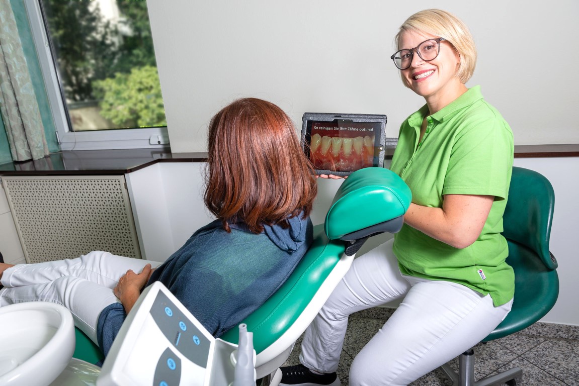 Zahnprophylaxe und professionelle Zahnreinigung München